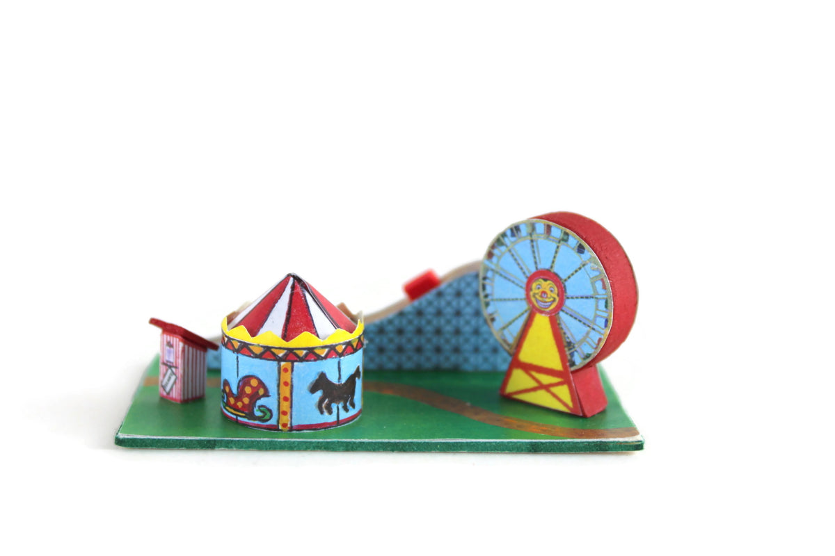 Artisan-Made 1:12 Miniature Dollhouse Carnival Diorama Playset – The ...