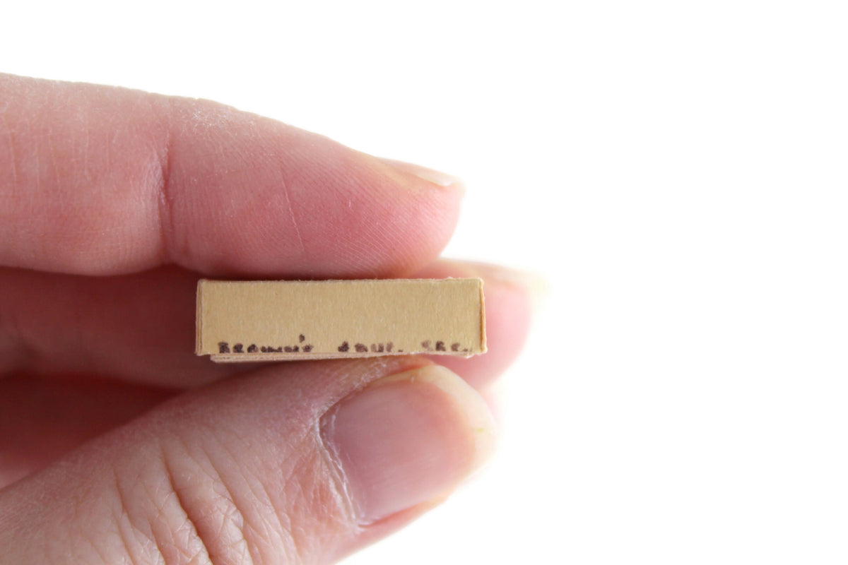 Artisan-Made Vintage 1:12 Miniature Dollhouse Addition Flash Card Set ...