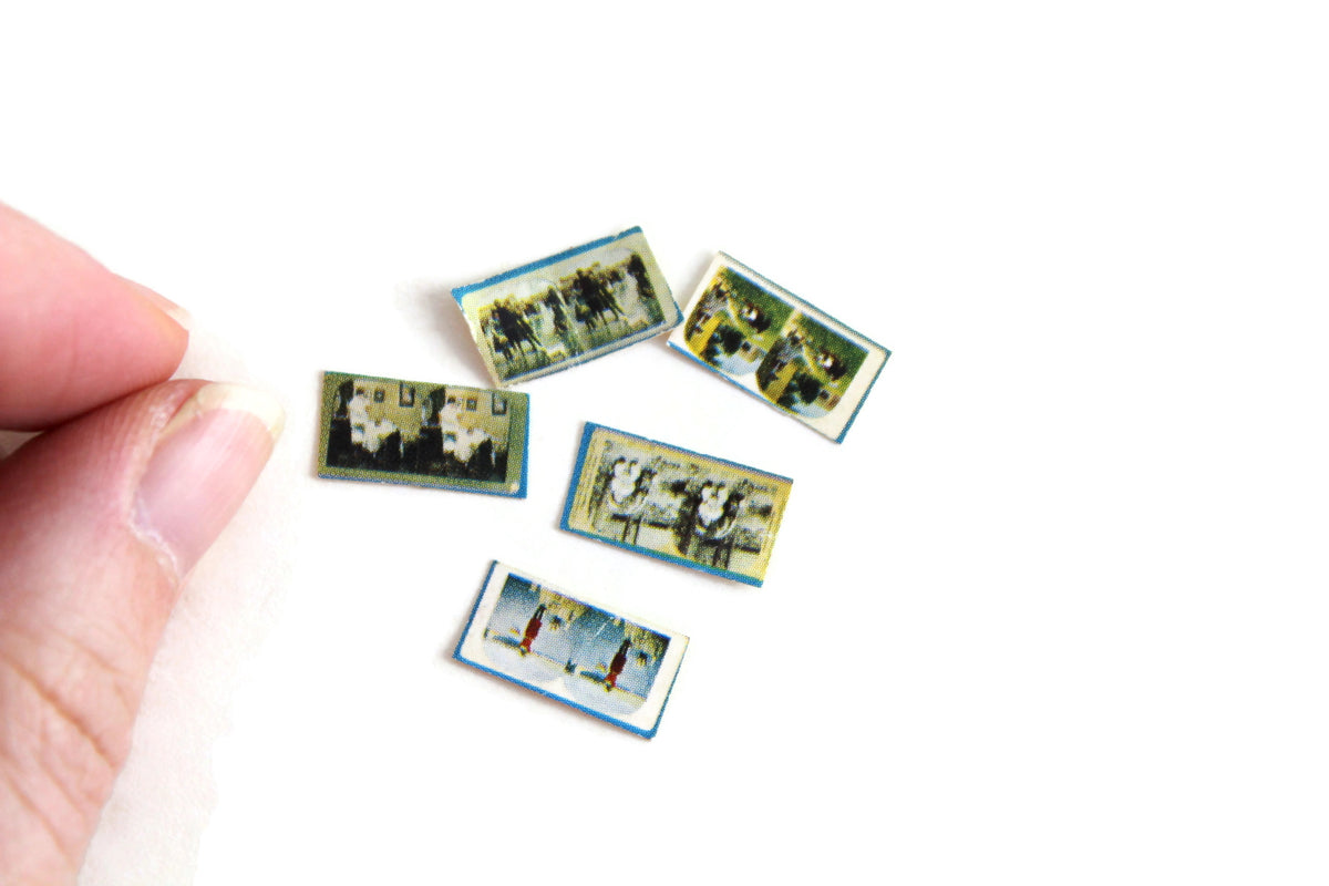 Vintage 1:12 Miniature Dollhouse 5 Stereoscope Photograph Slides – The ...