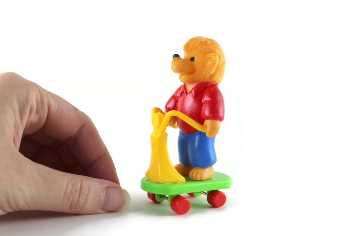 Vintage Berenstain Bear Brother Bear Figurine with Scooter – The ...