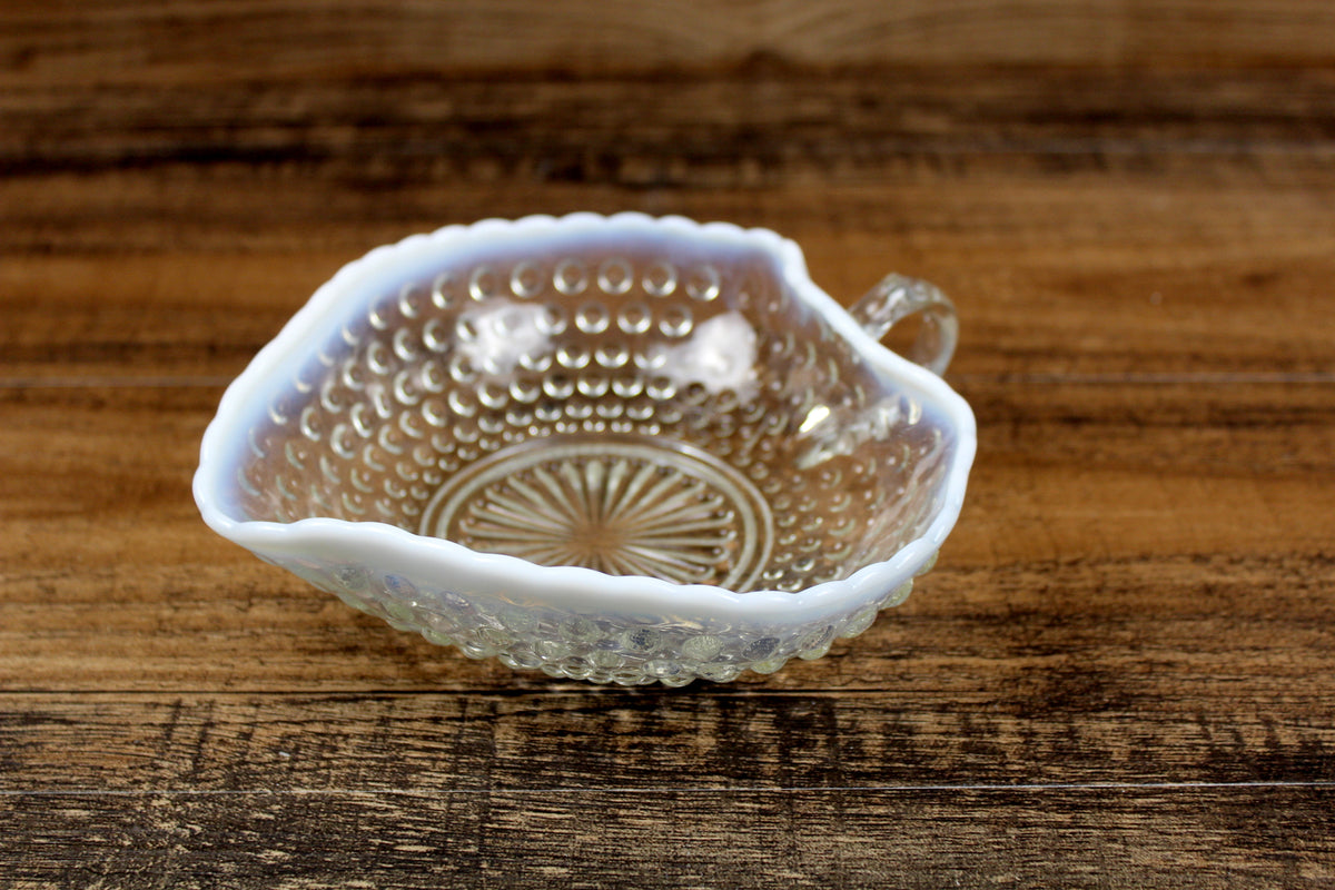 Vintage Fenton Anchor Hocking Opalescent Moonstone Dish – The Mustard ...