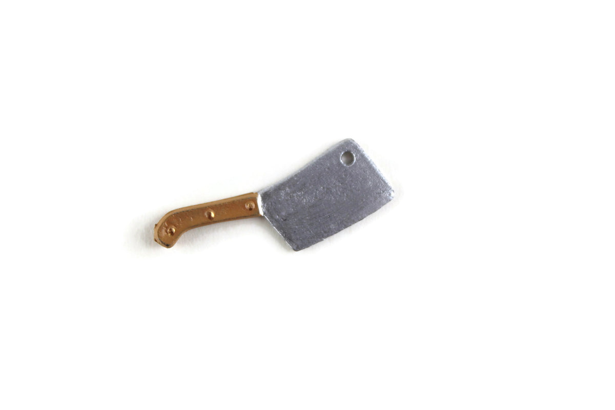 Vintage 1:12 Miniature Dollhouse Cleaver – The Mustard Dandelion