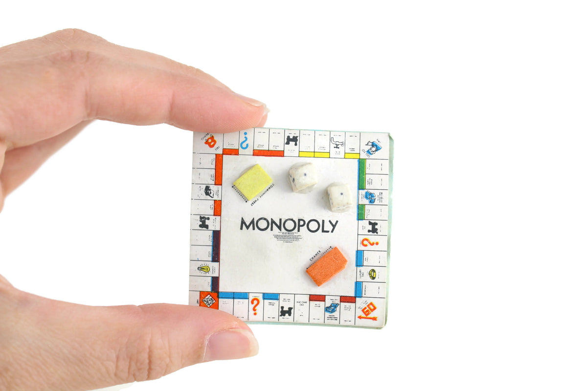 Vintage 1:12 Miniature Dollhouse Monopoly Board Game – The Mustard ...