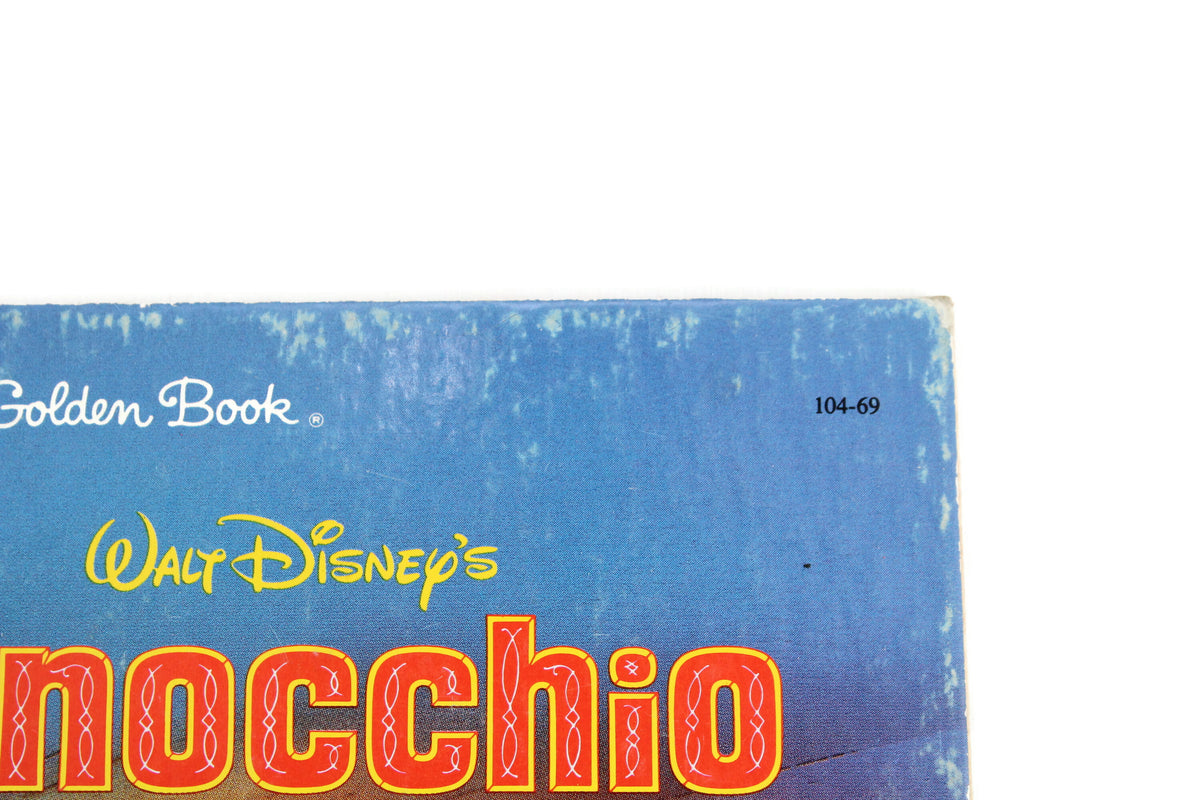 Vintage Walt Disney's Pinocchio Little Golden Book – The Mustard Dandelion
