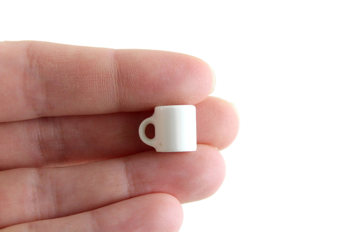 Vintage 1:12 Miniature Dollhouse White Porcelain "Ann" Mug – The ...